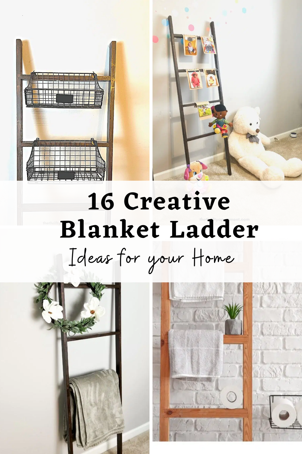 16 Creative Blanket Ladder Ideas for your Home