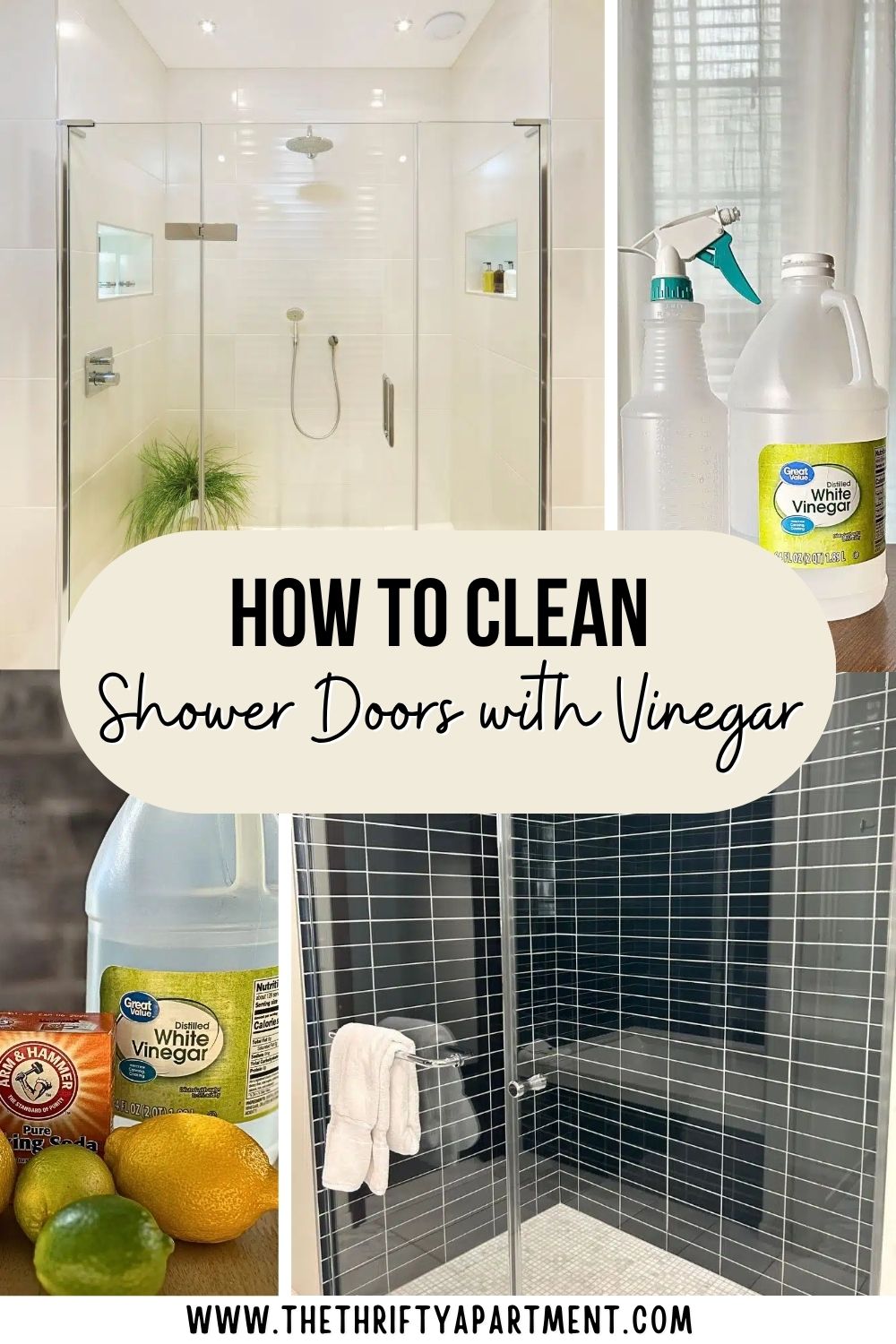 How to Clean Shower Doors with Vinegar