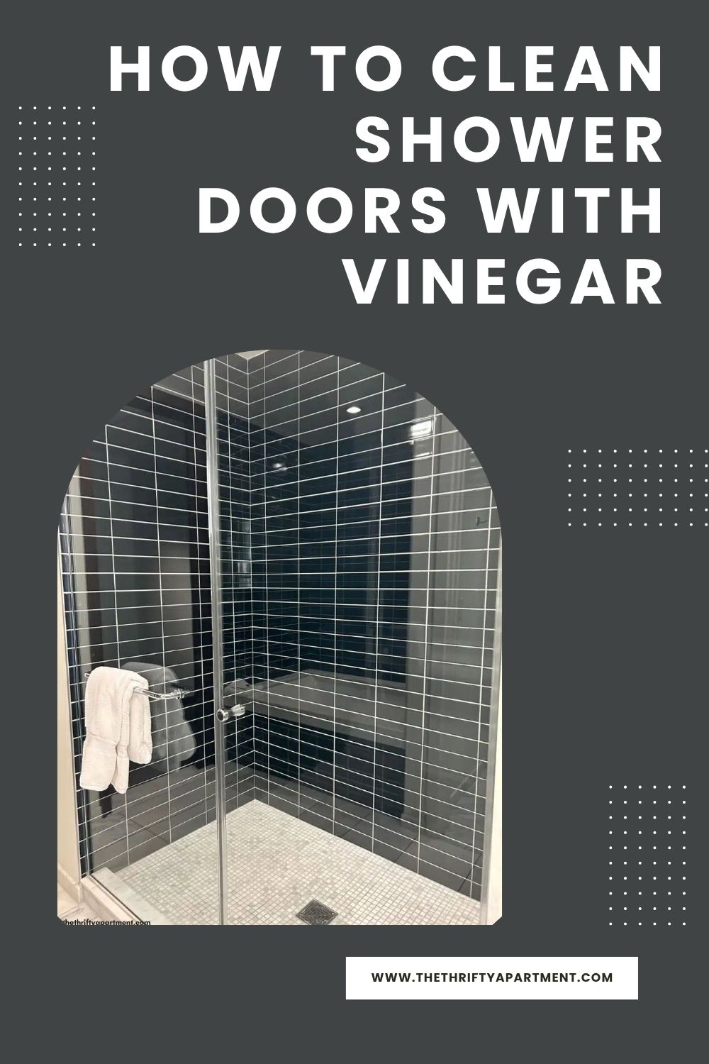 How to Clean Shower Doors with Vinegar