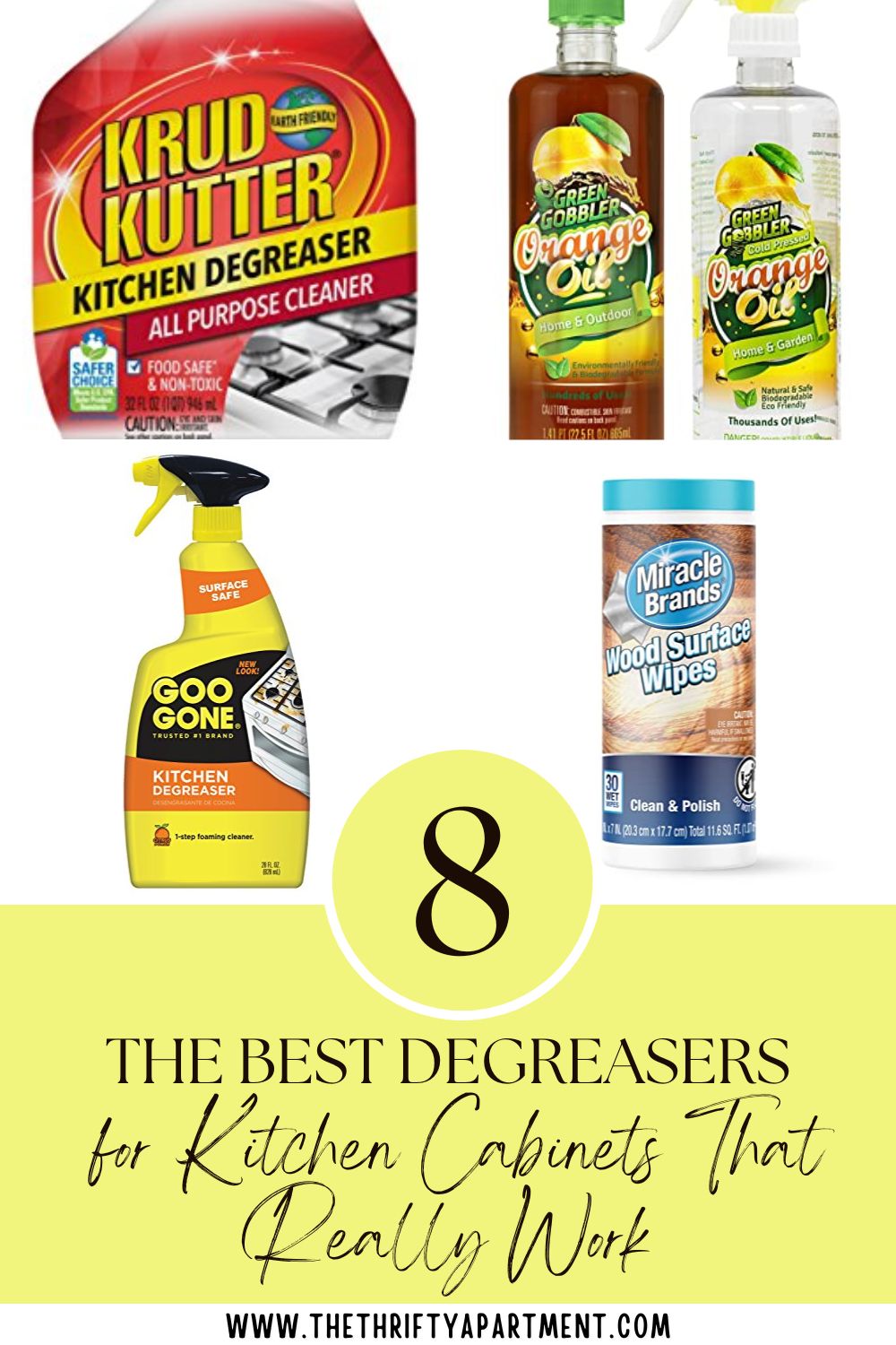 The 8 Best Degreasers for Kitchen Cabinets That Really Work