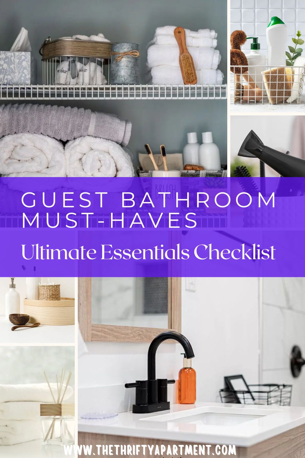 Guest Bathroom Essentials Checklist