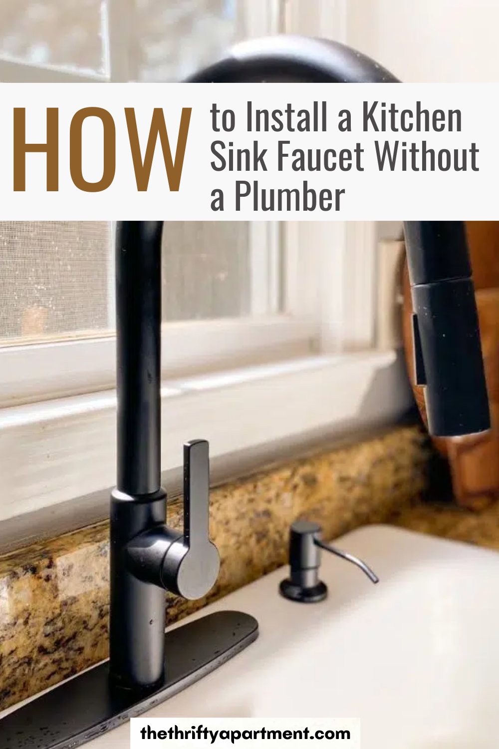 How to Install a Kitchen Sink Faucet Without a Plumber