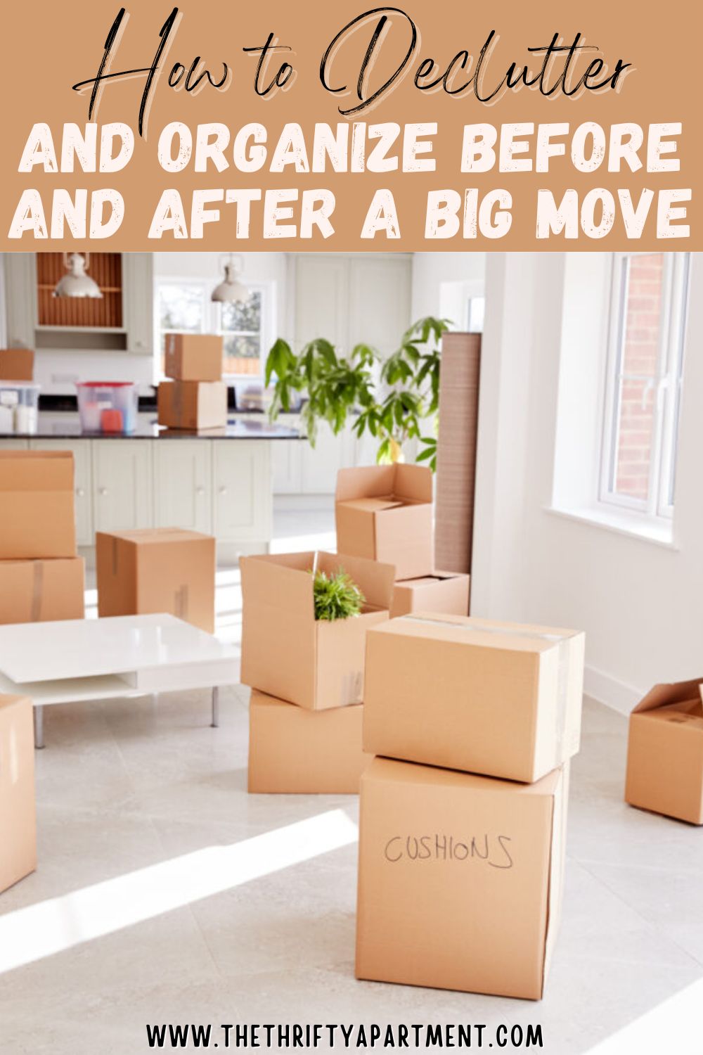 How to Declutter and Organize Before and After a Big Move