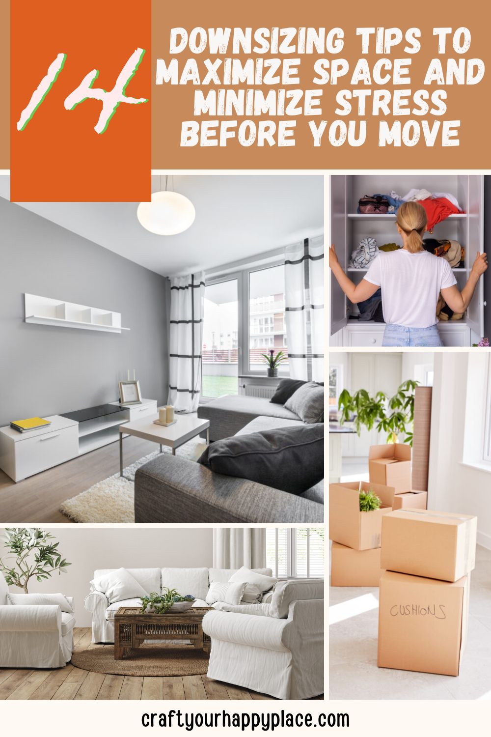 14 Downsizing Tips to Maximize Space and Minimize Stress Before You Move
