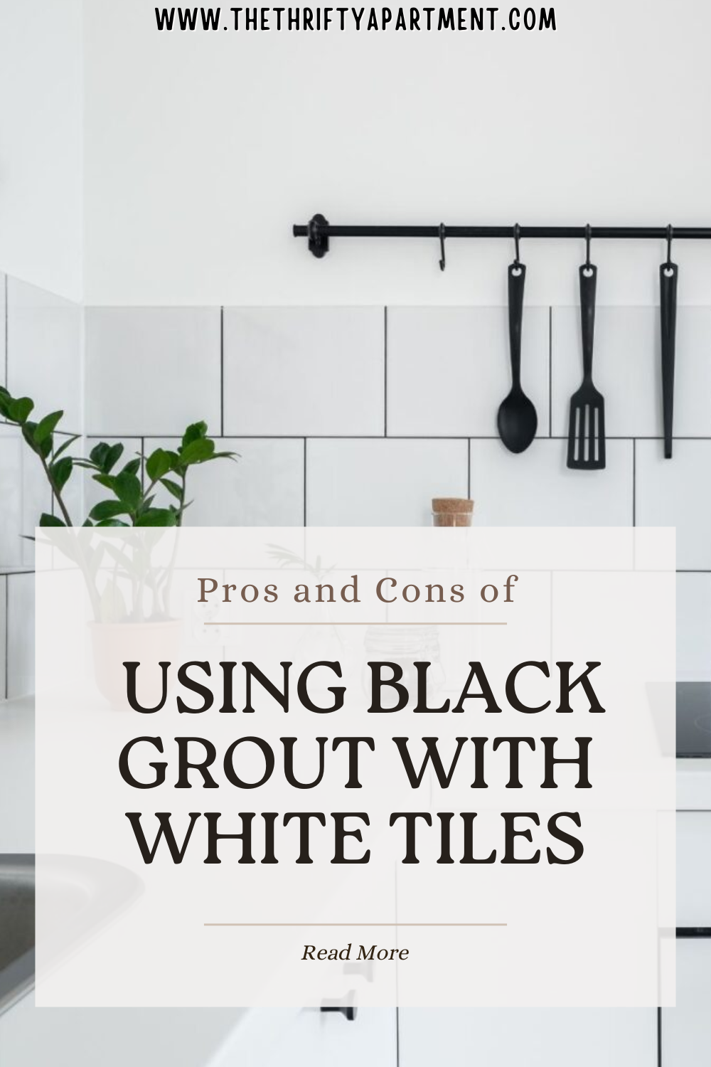 Pros and Cons of Using Black Grout with White Tiles