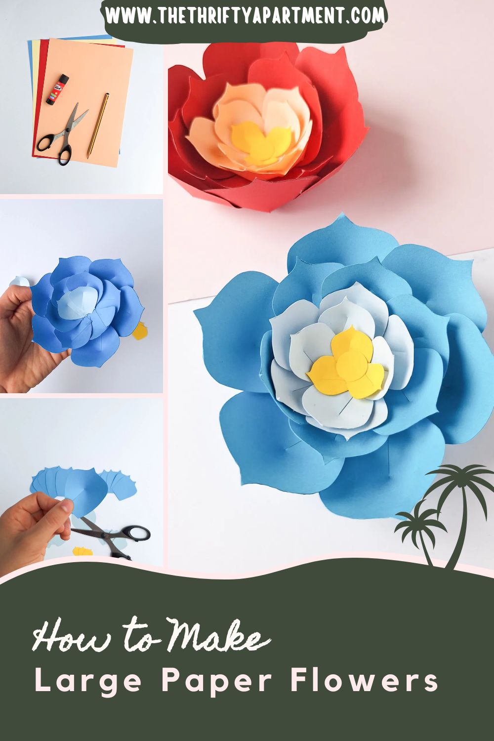 How to Make Large Paper Flowers