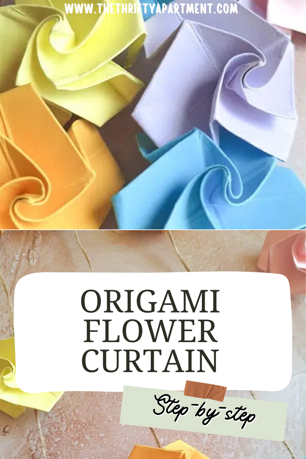 Origami Flower Curtain