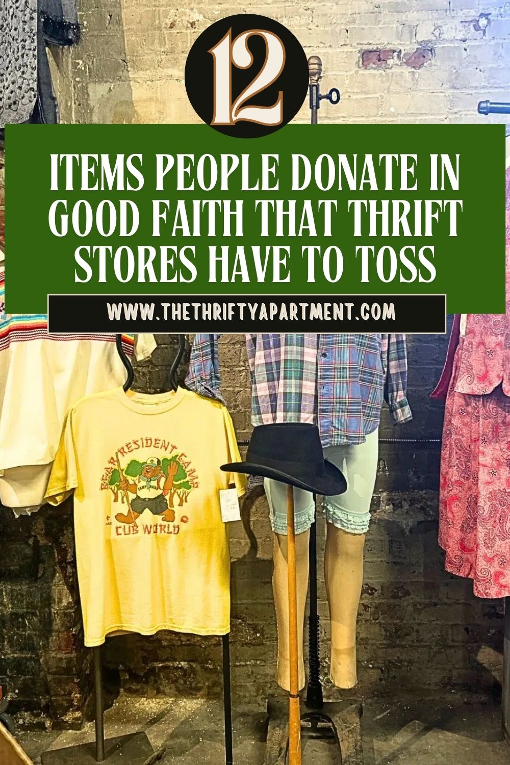 12 Items People Donate in Good Faith That Thrift Stores Have to Toss